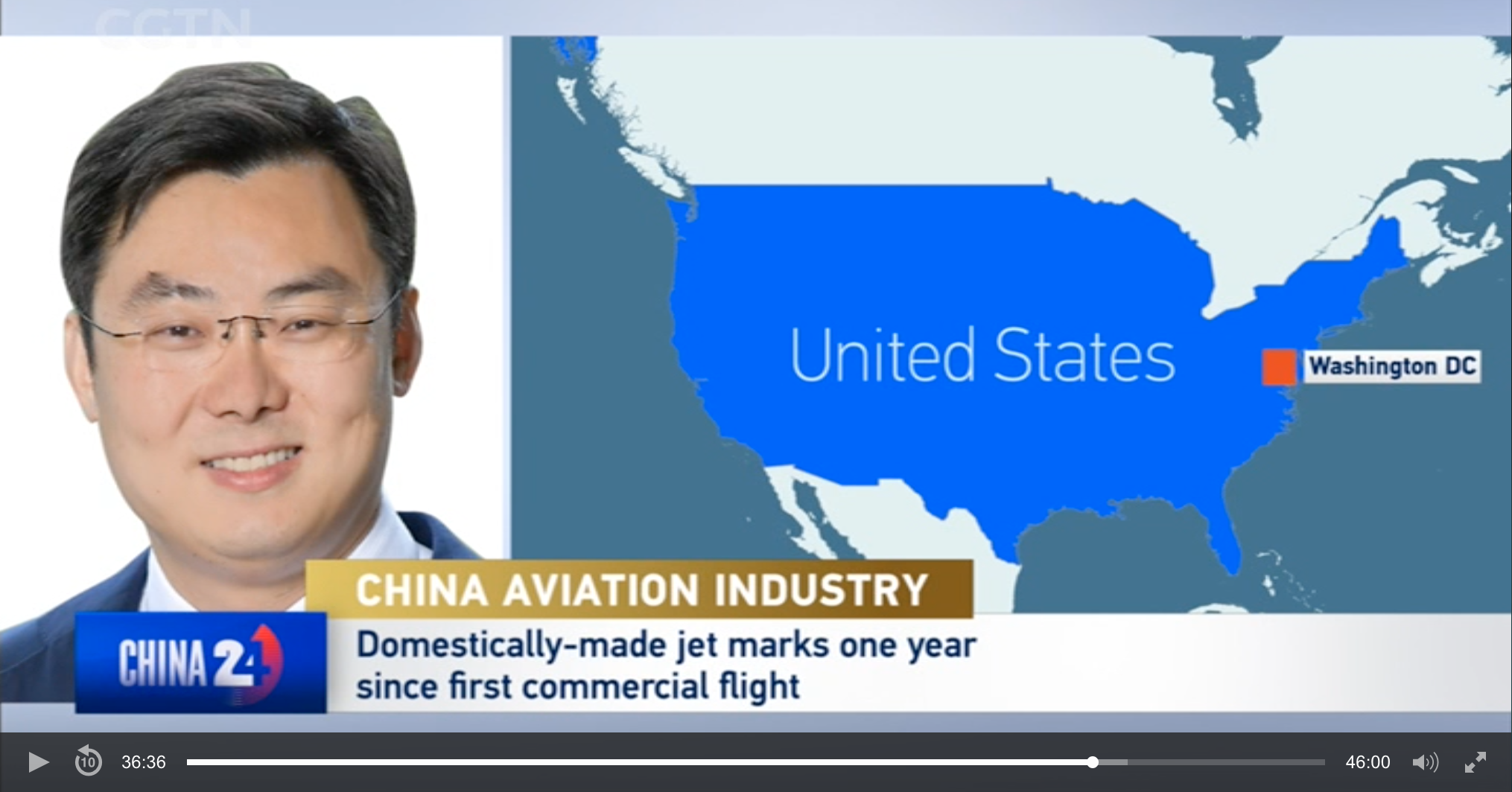 Domestically-Made Jet Marks One Year Since First Commercial Flight ...